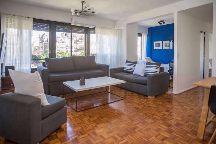 Panoramic View Of July 9 Avenue - Buenos Aires