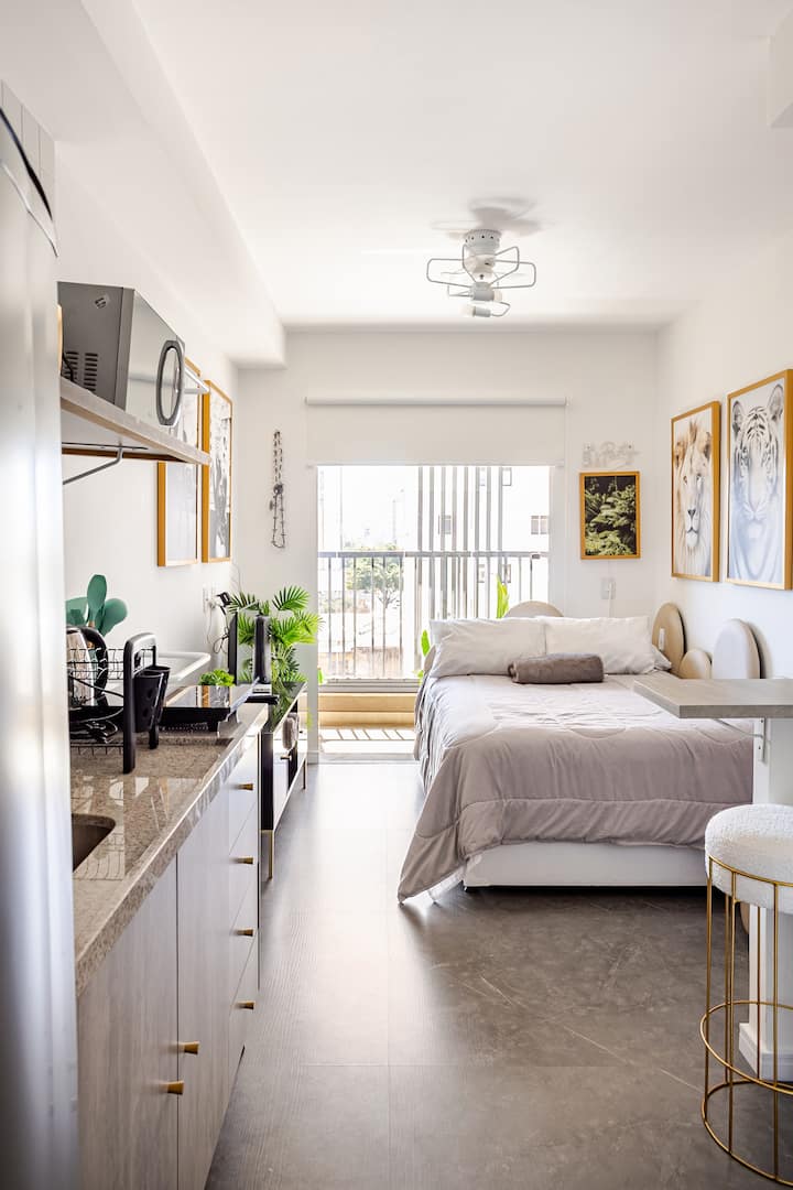 Estúdio Design Na Liberdade A 250 Metros Do Metrô! - Liberdade