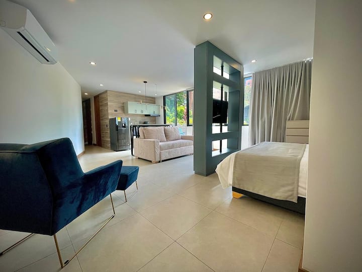 Comfortable Loft With Terrace/wifi/ac/wet Zone - Envigado