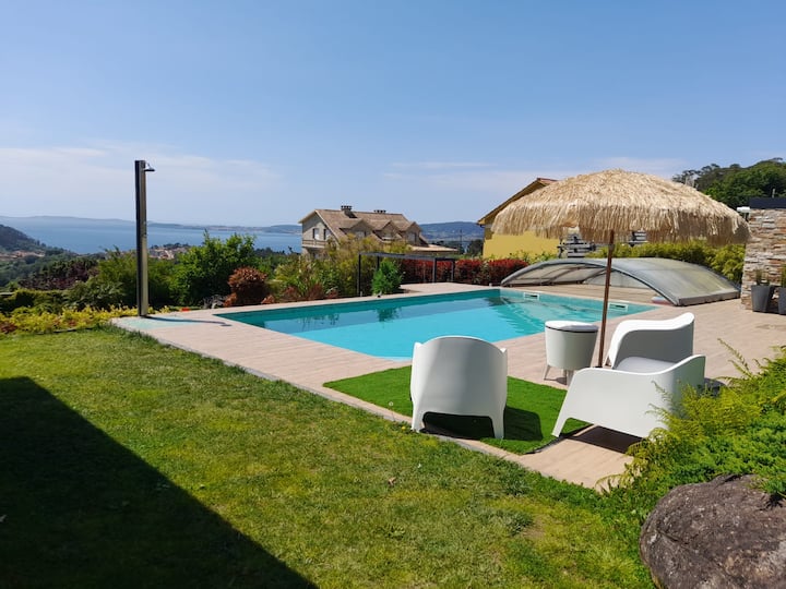 Villa Con Espectaculares Vistas - Marín