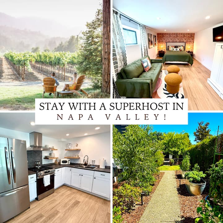Charming St. Helena Guesthouse - Napa Valley, CA