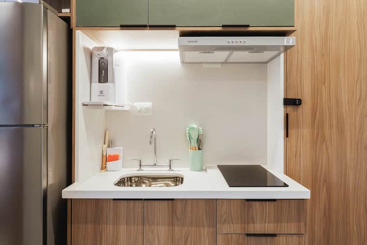 Studio Sofisticado A 200m Do Metrô Vila Madalena - São Paulo
