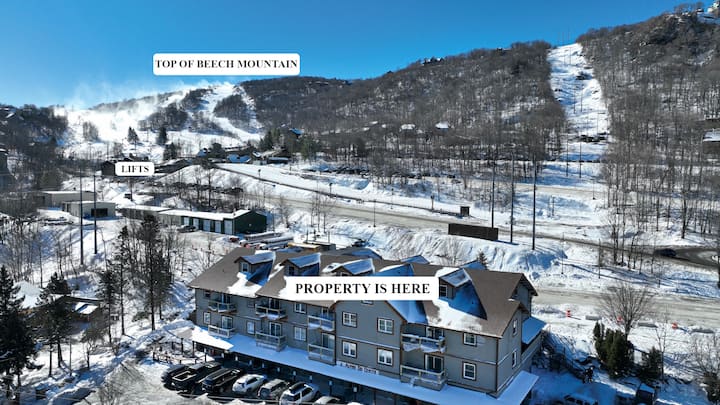 Ski Resort Backyard. Walk To Lifts,brewery&coffee - Beech Mountain, NC