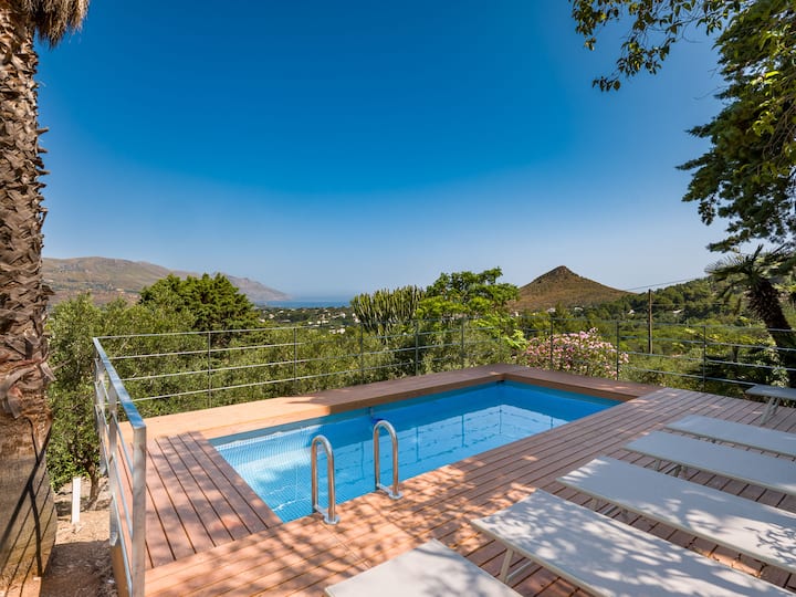 Villa Hybiscus Con Piscina - Scopello