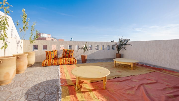 A Quiet 5-bedroom Tamraght House - Taghazout