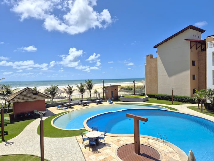 Terramaris - Pé Na Areia | Vista Mar Deslumbrante - Aquiraz