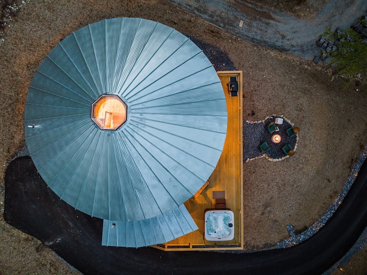 Yurt Retreat Hot Tub Mtn Views Fire Pit Ev Charger - Harrisonburg, VA
