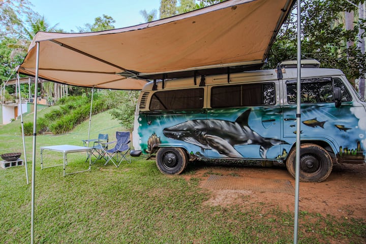 Kombi Home Varanda, Vista Lago. Piscina, Cachoeira - Itatiba