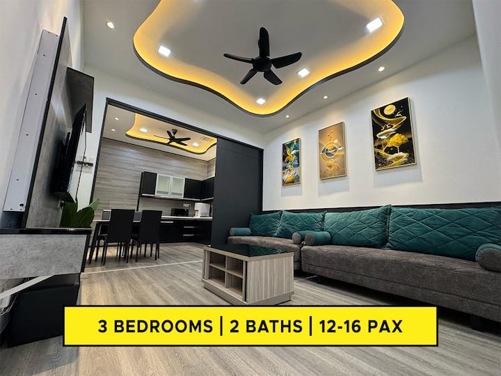 Bukit Bintang 12pax-16pax 3bedroom 2bathroom - Kepong