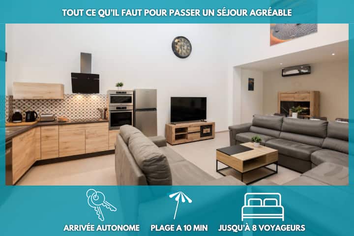 Le Joyau , Loft Neuf à 10 Min De La Plage - Boulogne-sur-Mer