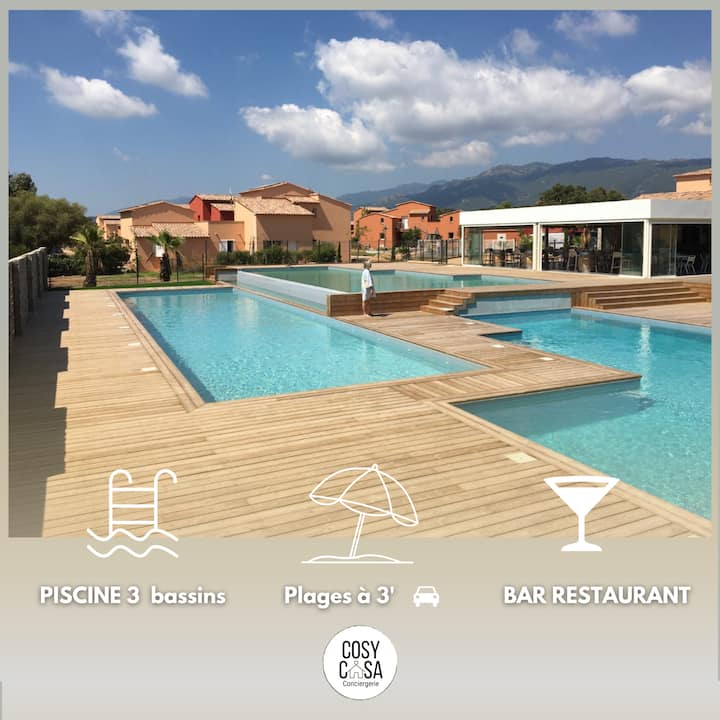 T2 Cosy • Terrasse & Plage St-cyprien - Lecci