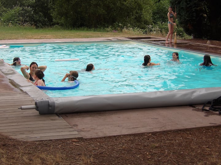 Gîte 20 Personnes Piscine Campagne Chevaux - 