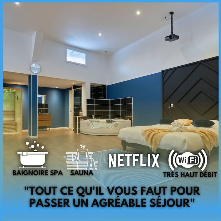 Ng Prestige - Rêve Saphir - Balnéo - Sauna - Rétro - Mouscron