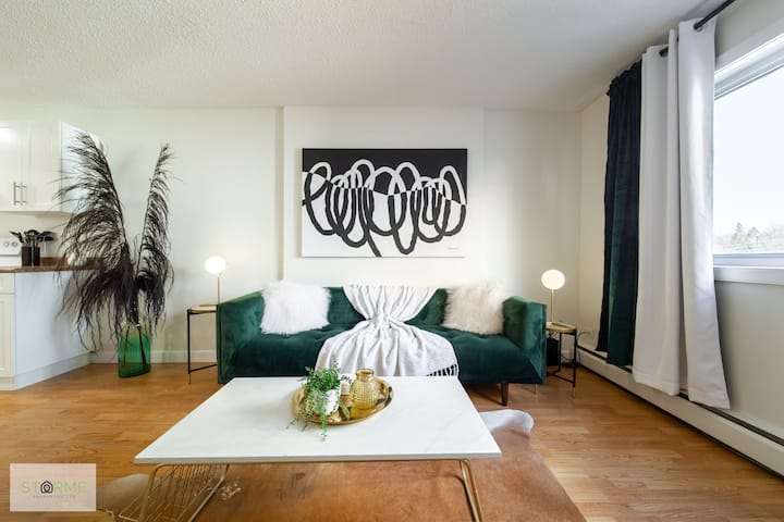 Emerald Oasis|dt River Valley Condo|views|wifi - Edmonton
