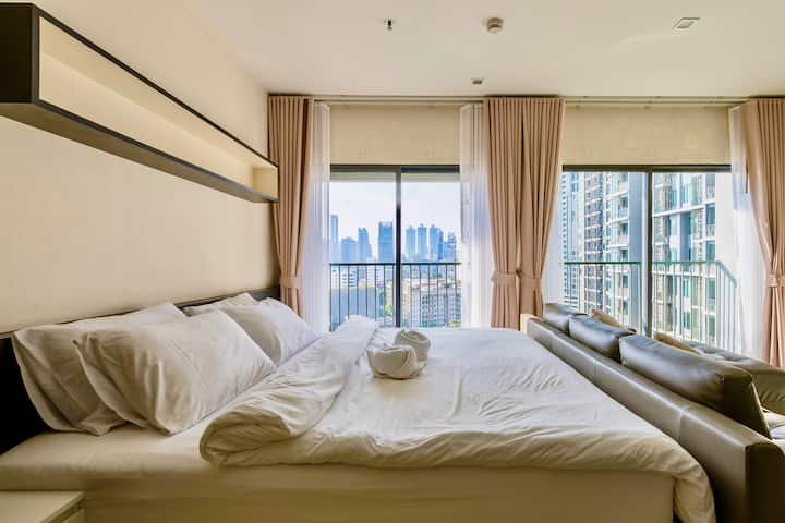 Bts 2 Min | Pool+gym | 500 Wifi | Airbnb Fee On Us - Bangkok