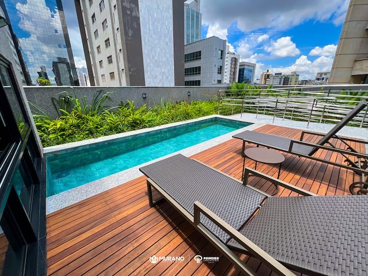 Apê Charmoso Na Av. Do Contorno, Com Ar E Vaga! - Belo Horizonte