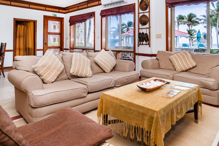 Ocean 23 - Condo 9 - 3 Bdr - Ground Pool/sea View - Belize