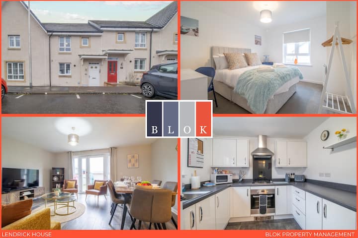 Lendrick House - 3 Bed House With Parking, Falkirk - Linlithgow