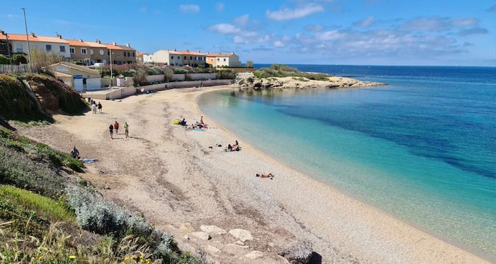 T3 La Coudouliere  Wifi Plage Et Commerces à Pied - Six-Fours-les-Plages