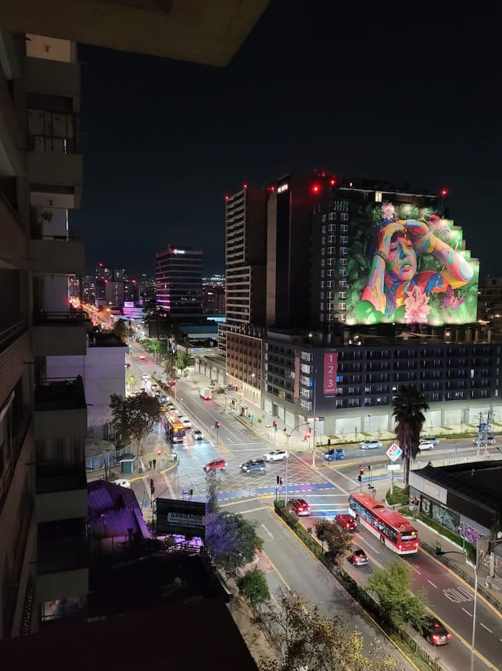 ÑUñoa:full Equipado, Metro, Parking. - Providencia