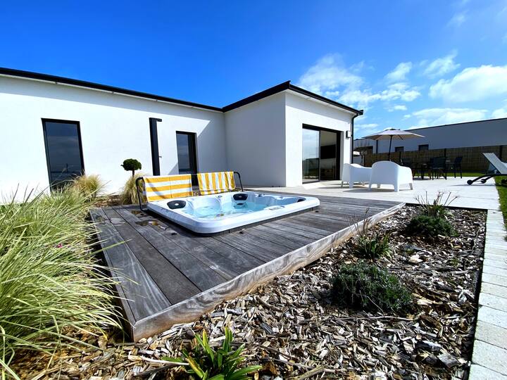 Villa 6 Pers Spa Et Vue Mer - Carantec