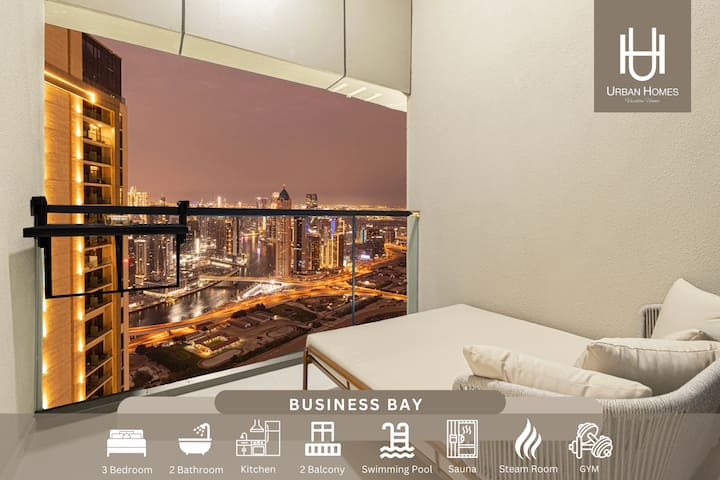 Luxury 3bdr In Business Bay | Canal Views - Dubai