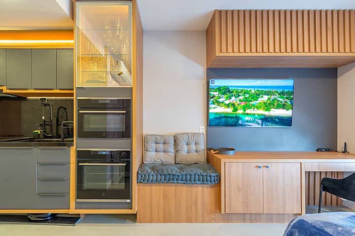 Luxo, Vaga, Smarttv 60", Piscina, Ar, Terraço, Gym - Porto Alegre