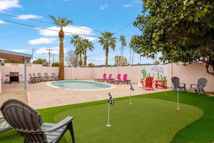 Cowgirl Cottage W/ Mural & Heated Pool! - Scottsdale, AZ