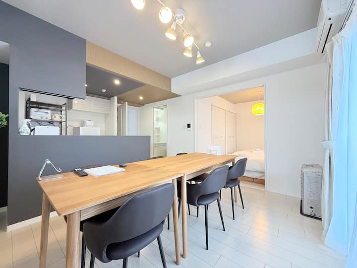 2br/52㎡|4ppl|3minstn|airport|sapporo20min|familyok - Sapporo