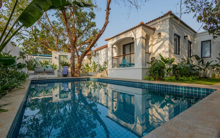 Lux 3bhk Pvt Villa With Pool In Anjuna- Villa Inez - Goa
