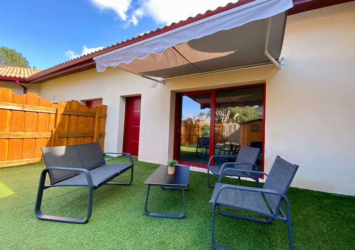 Escapade Au Calme Avec Jardin à 5 Min De L’océan - Moliets-et-Maâ