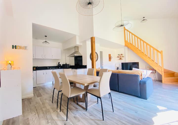 Duplex Avec Jardin à Moliets: Plage, Golf, Forêt. - Moliets-et-Maa