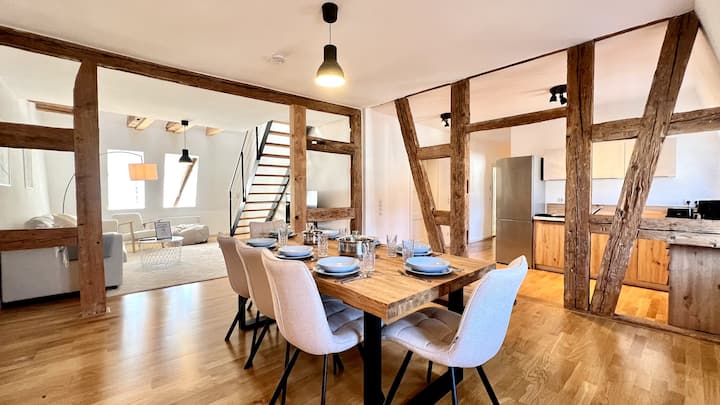 Ludwigshome: 134qm, Free Parking, Luxus, Spacious - Kornwestheim