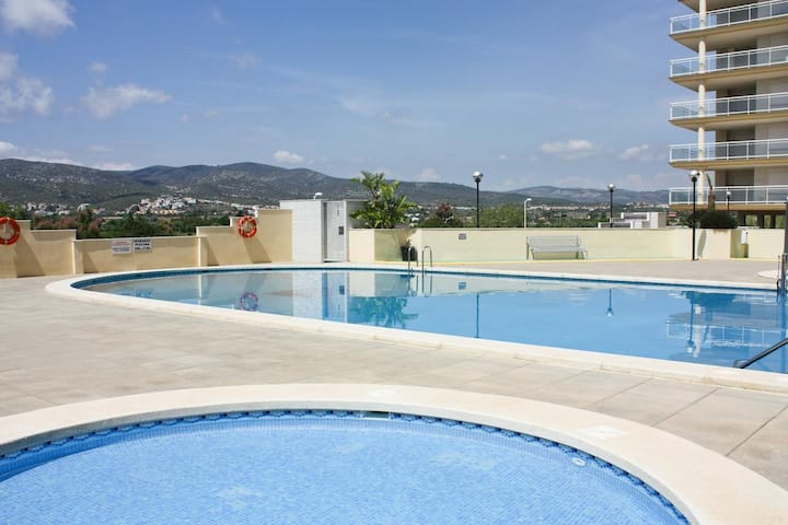 Atardecer En La Caleta: A/a, Piscina Y Playa - Peniscola