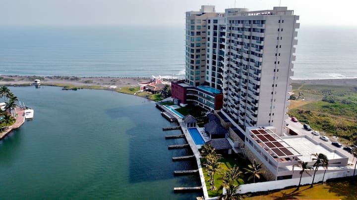Lujoso Penthouse En El Estero, Boca Del Río, Ver! - Boca del Río