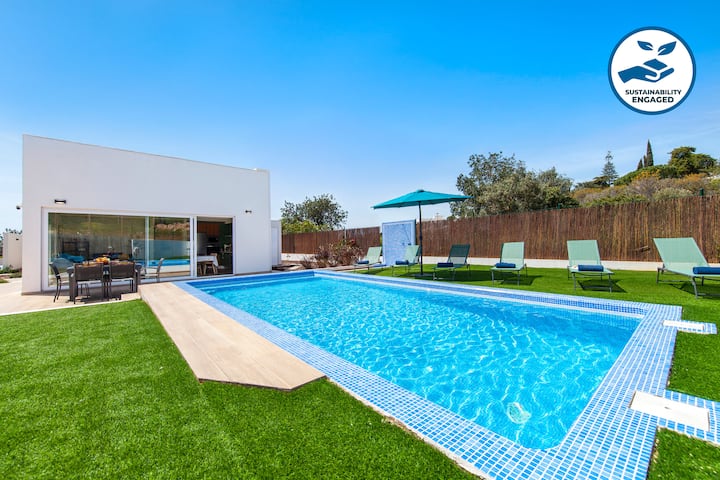 Peaceful Villa W/ Pool, Bbq & Ping-pong Table - Silves