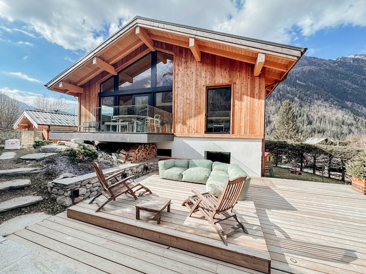 Chalet Aux Ours Avec Vue Sur L’aiguille Du Midi - Chamonix