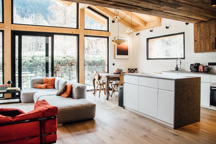 Chalet Aux Ours - En Famille Vue Sur Les Aiguilles - Les Houches