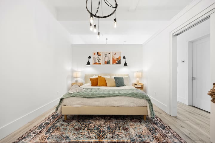 20 Mins To Nyc | High-end 1br W/ Work Desk & Gym - New York