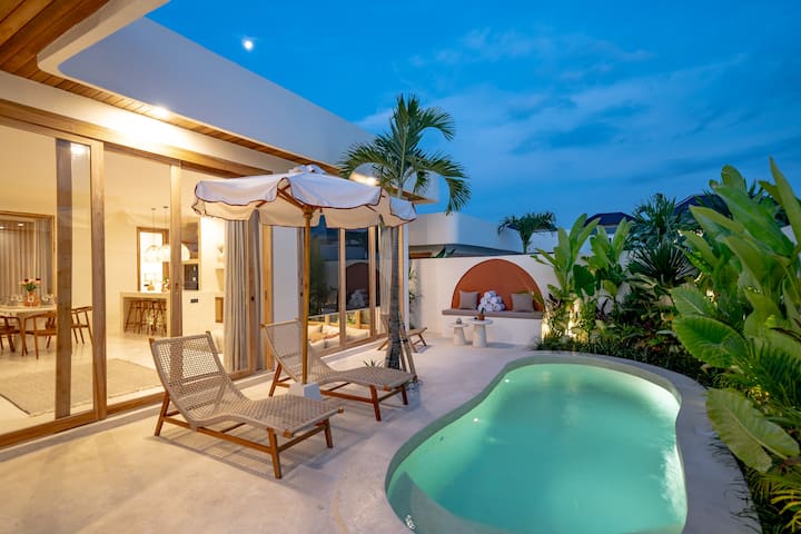 Villa Samara: Eco-modern 3br Oasis W/ Private Pool - Tabanan