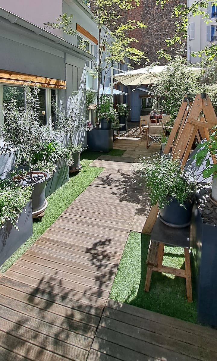 Maison à Paris Avec Jardin Privé. Calme Rare - Paris