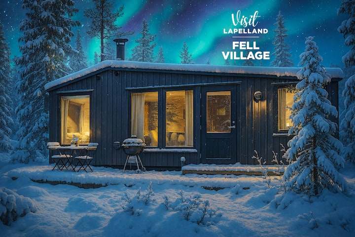 Fell Village 6|sauna|fireplace|nature|luosto3min - Finland