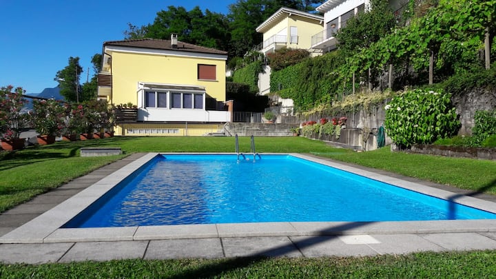 Esclusivo: Terrazza Vista Lago, Piscina E Parking - Vico Morcote