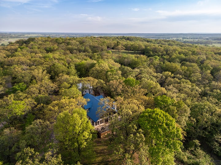 Farmhouse On 160 Acres, Stocked Lakes, Firepits - Porter, OK