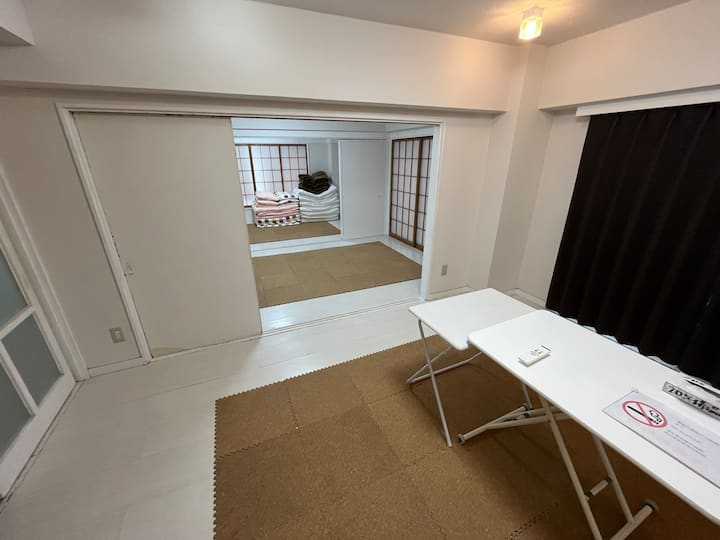 3-room Apartment, Spacious, Central Sendai, - 