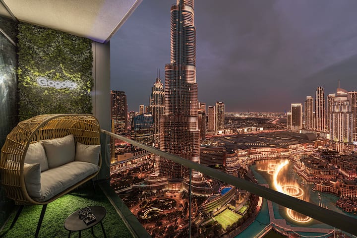 Gogoto Ultra Lux Burj & Fountain View 2br High Flr - Dubai
