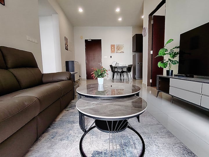 2 Bedroom Garden/sea View/netflix/premium Bedding - Johor Bahru