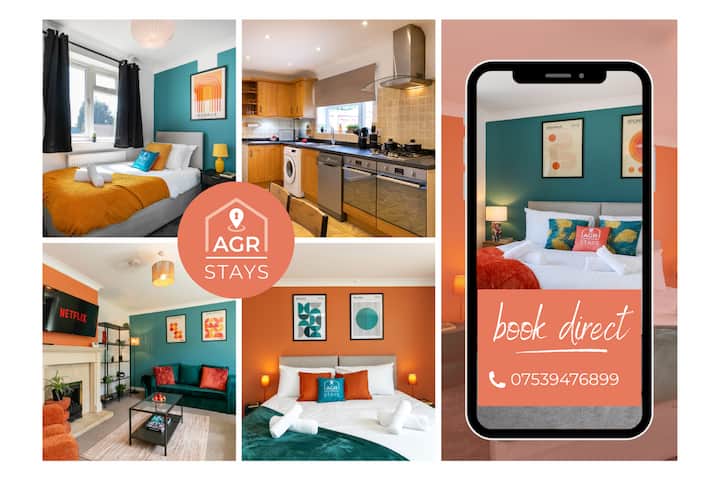 Longstaydiscounts|contractors|4bed W/ Parking+wifi - Peterborough, Royaume-Uni