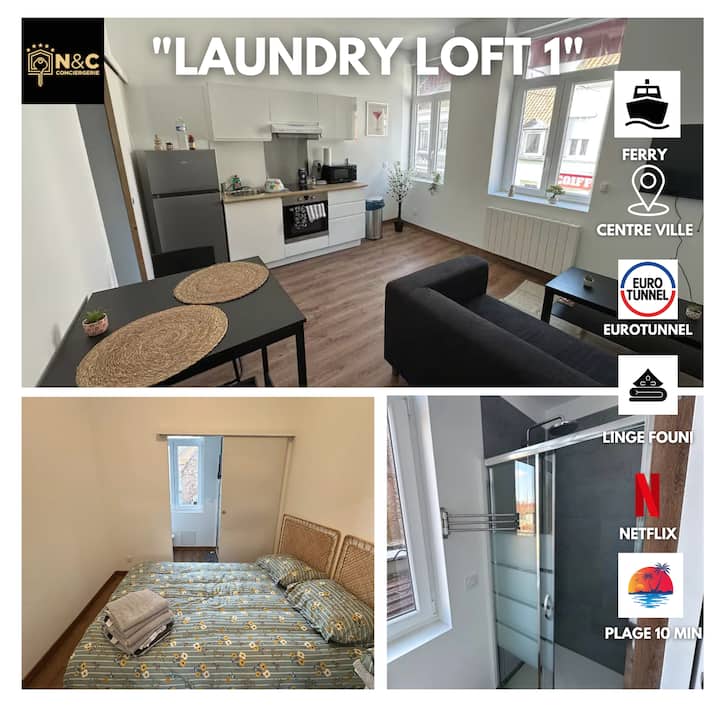 Laundry Loft 1- Studio,proche Gare,calais Centre* - カレー