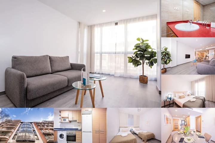 Lovely 2 Bedroom Apartment Near Plaza España 5ppl - Barcelona